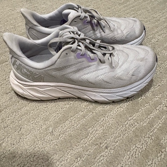 Hoka | Shoes | Hoka Gray Athletic Shoes With Rocker Sole And Cushioned ...